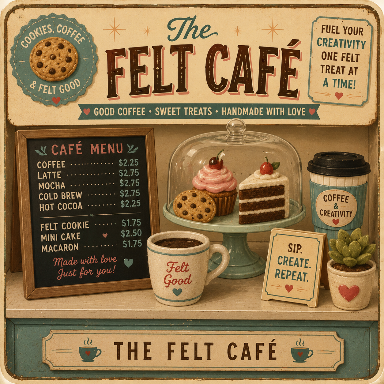 The Felt Cafe' – WhyBakeit
